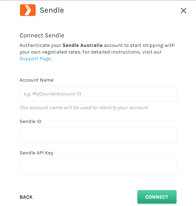 Link Your Sendle Account – Easyship