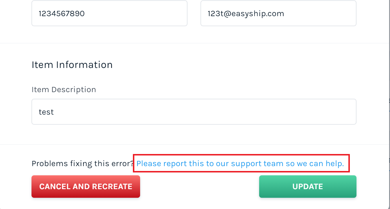 Manage Rejected Shipments – Easyship