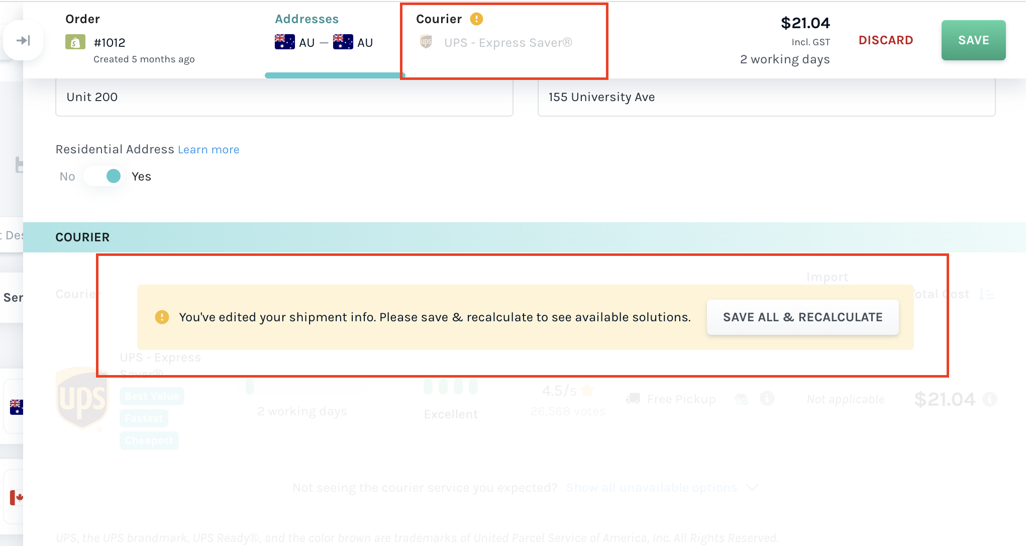 How to Edit a Shipment – Easyship