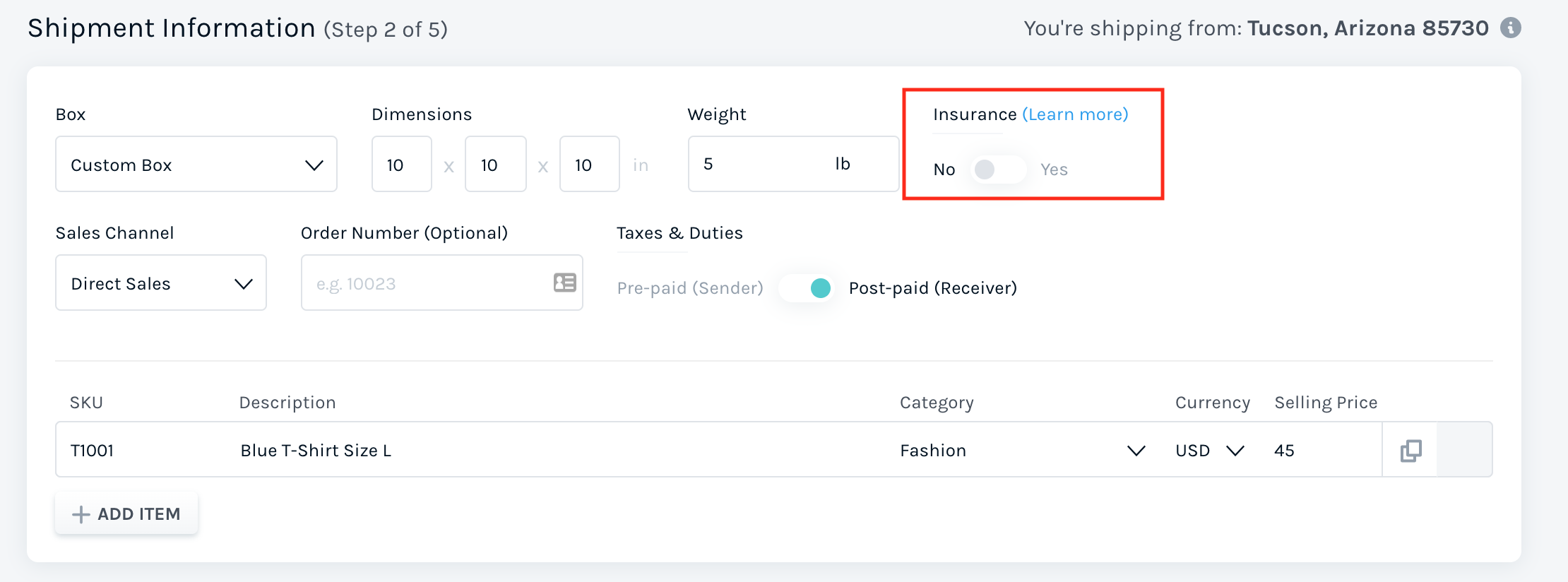 Add Insurance to Shipments – Easyship