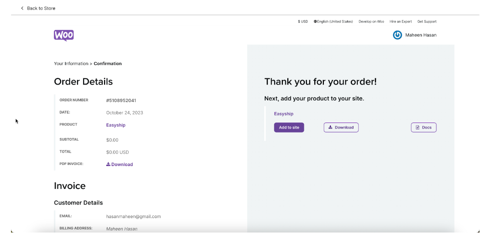 Connect Your WooCommerce Store – Easyship