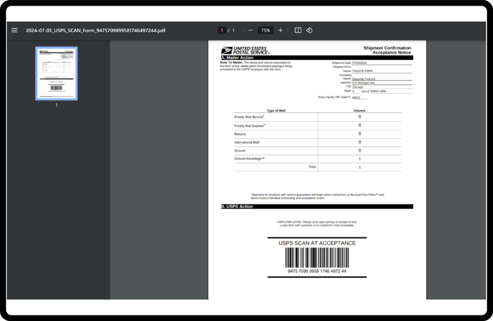 How to Generate a USPS Manifest – Easyship