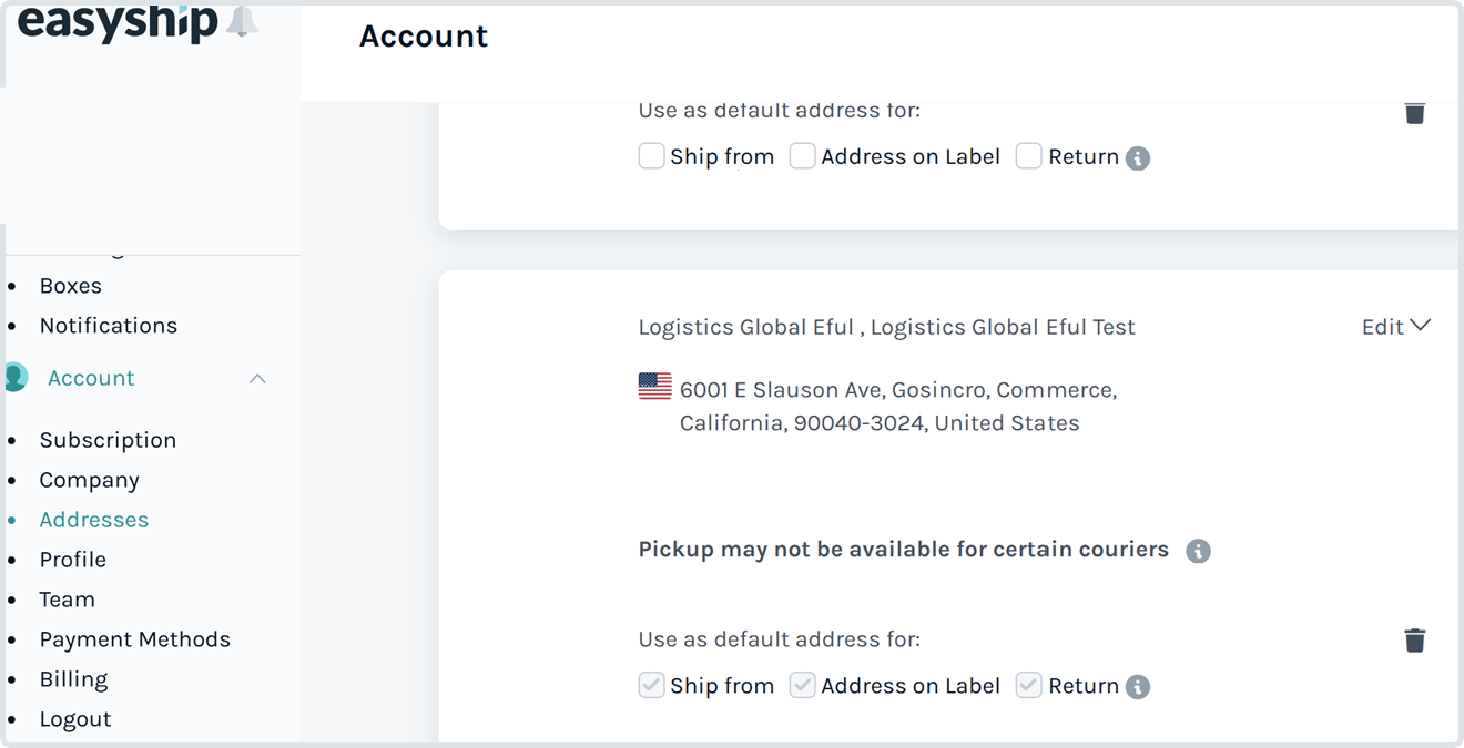 Using Multi-Warehouse eFulfillment on Easyship – Easyship